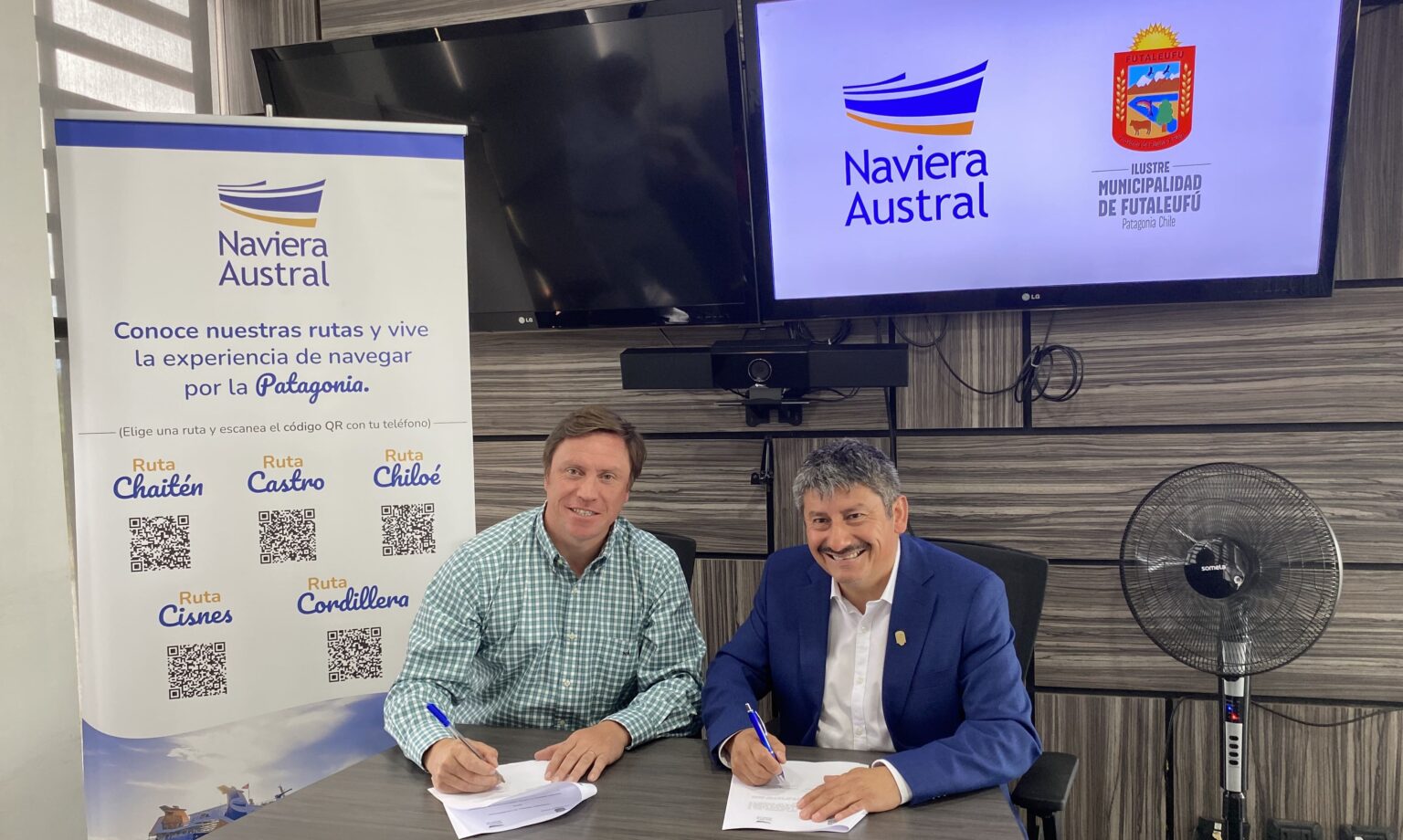 Naviera Austral firma convenio con Municipalidad de Futaleufú para ...